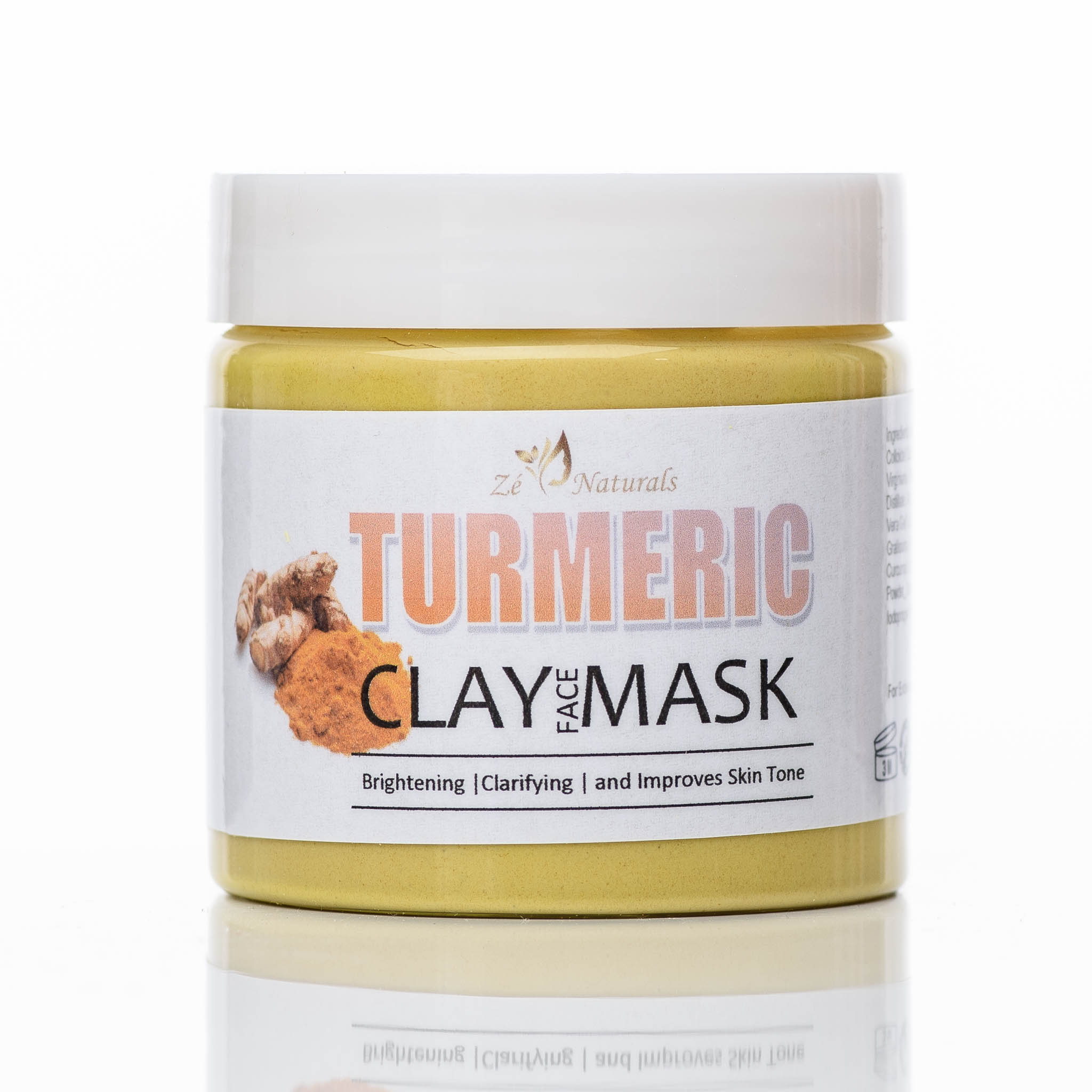 Turmeric Clay Face (Mud) Mask | Zé Naturals